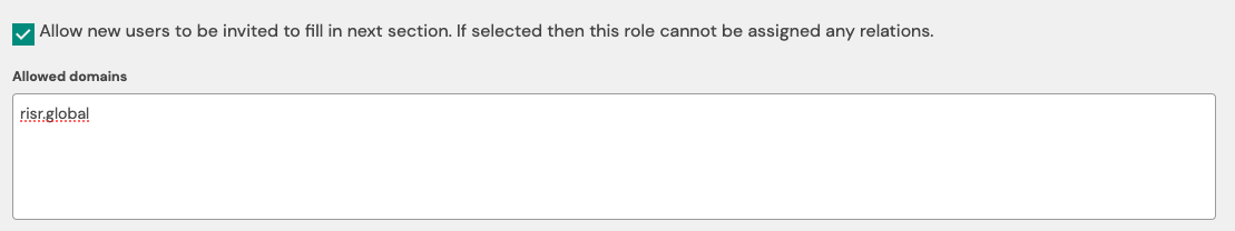 Creating and managing roles – risr/advance