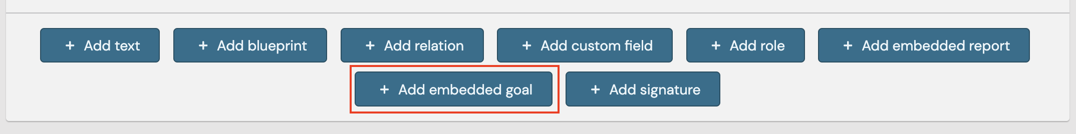 How to configure goals – risr/advance