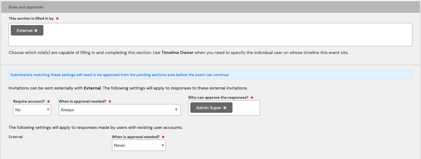 Pending sections – risr/advance